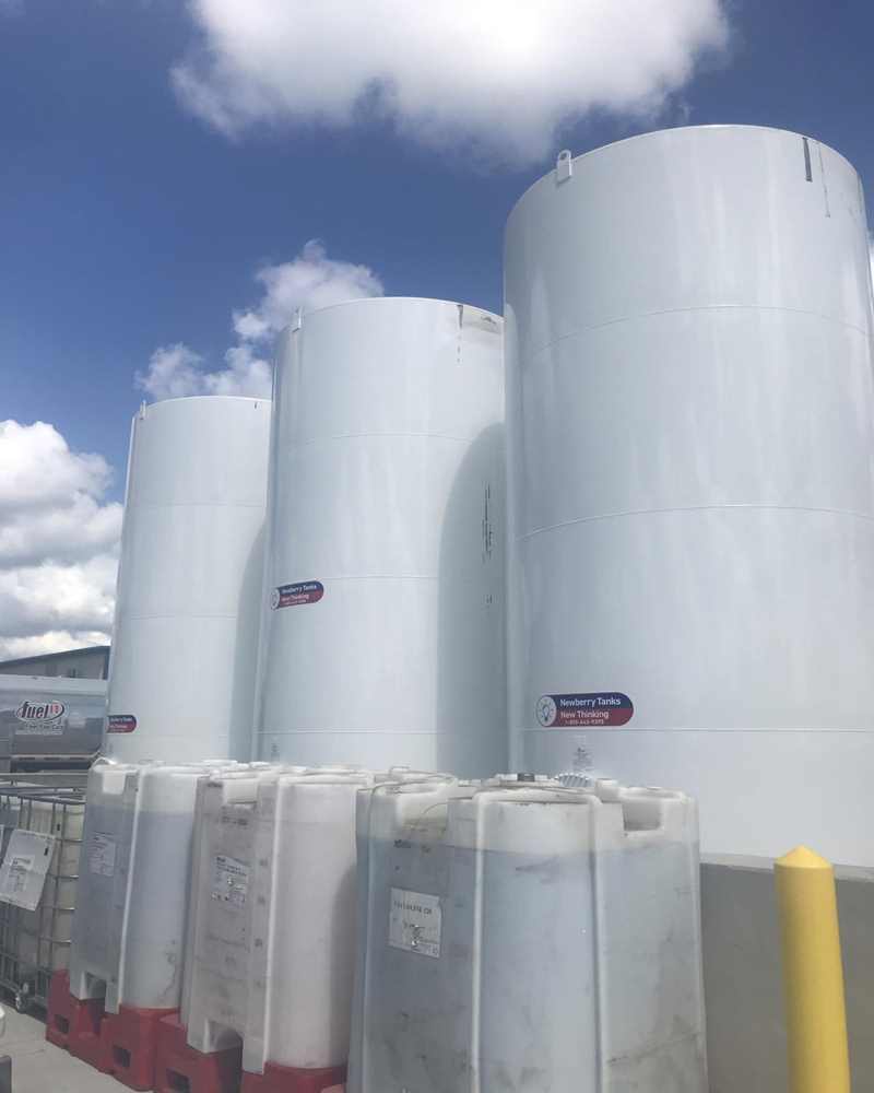 UL 142 Double Wall Vertical Tanks 300 & 500 Gallons | Newberry Tanks