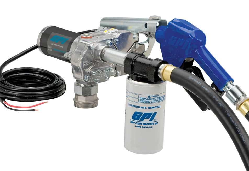 GPI 12V 18 GPM Fuel Transfer Pump With Filter