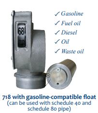 Morrison 718 Liquid level gauge with gas float