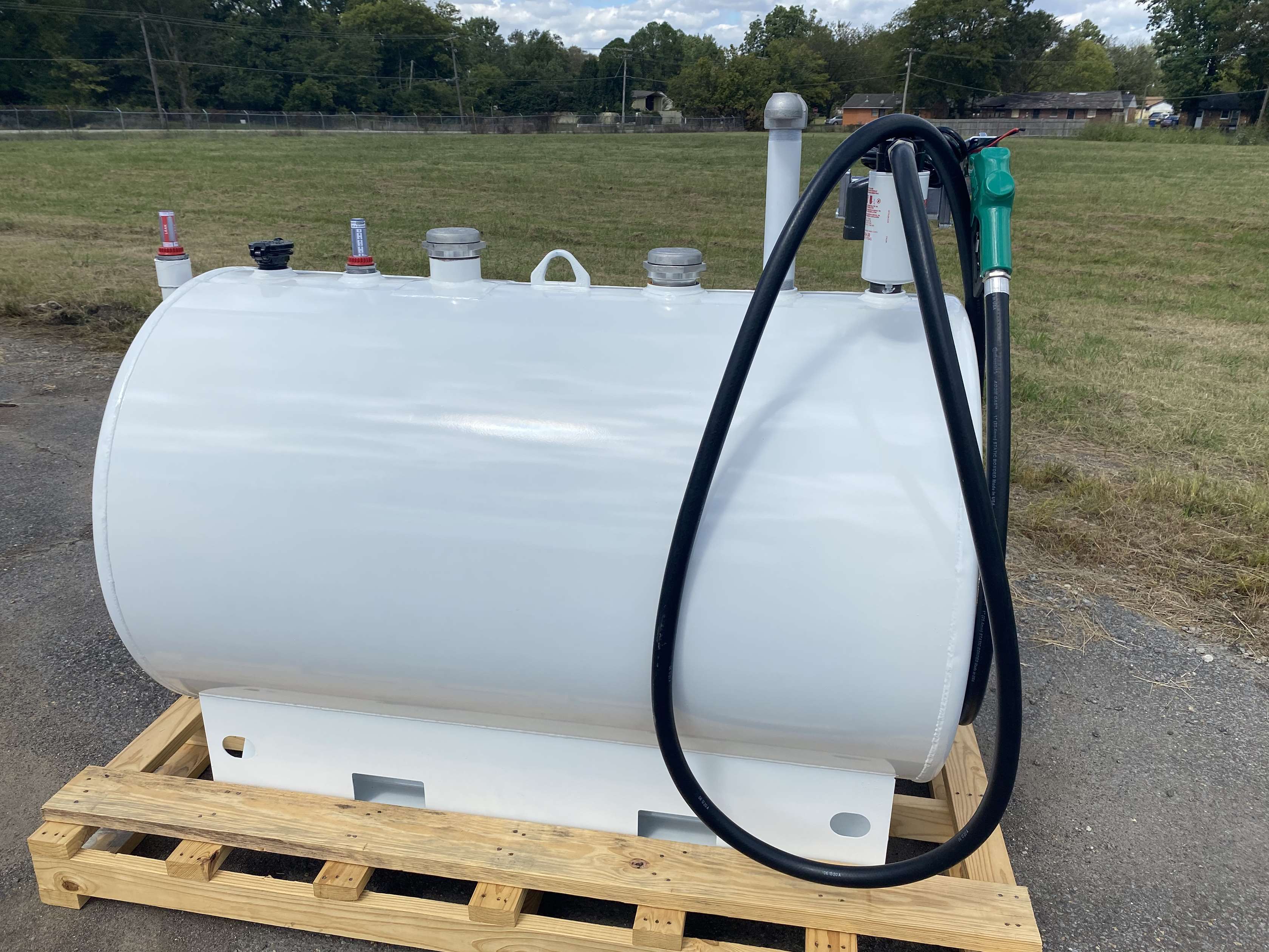 550 Gallon UL 142 Double Wall Skid Tank Package With 115v GPI Pump ...